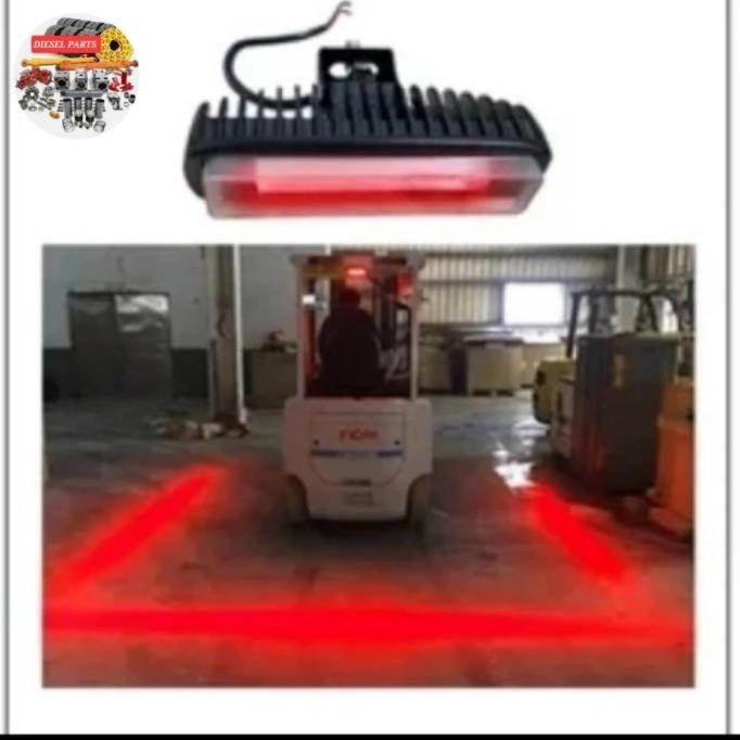 Jual Forklift Safety Lamp Red Line Redline Zone Working Light/ Lampu Garis Merah/ Biru Ooriginal ...
