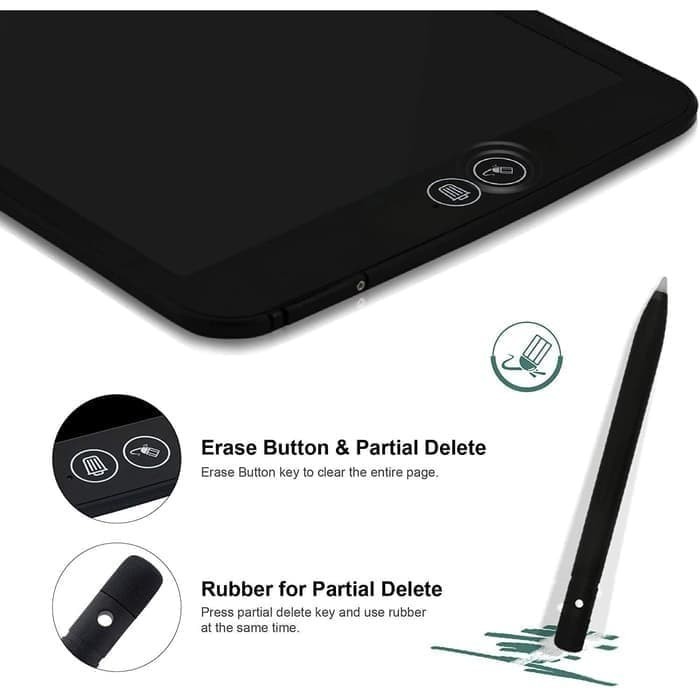 Jual PAPAN TULIS ANAK-DEWASA LCD WRITING TABLET 12"DGN PARTIAL DELETE WARNA | Shopee Indonesia