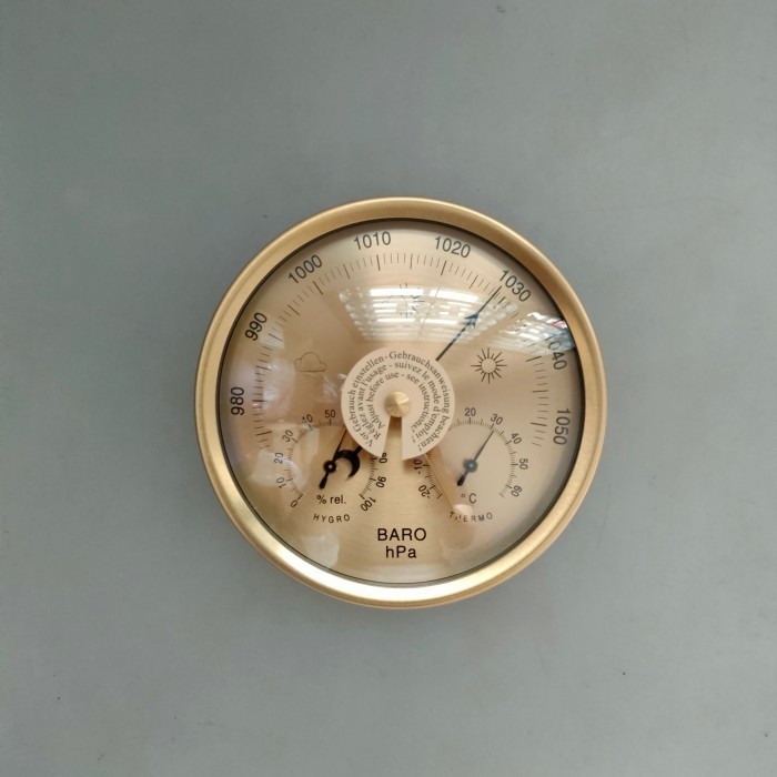 Jual HARGA DISC - thermometer hygrometer barometer 3 in 1 analog ...