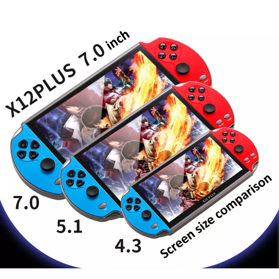 Jual YHS X12 PLUS Video Game 7inch LCD Double Rocker Portable Handheld ...