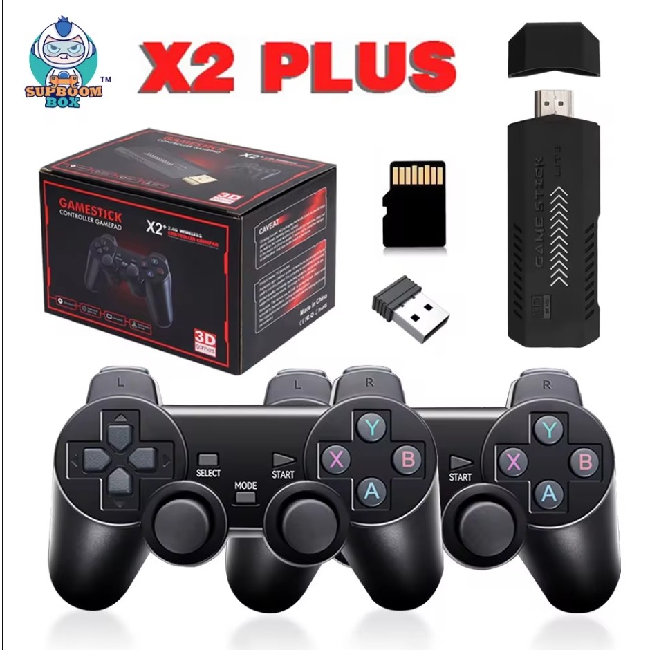 Jual YHS X2 Plus 128G 30000 Games 4K Game Stick 3D HD Retro Video Game ...