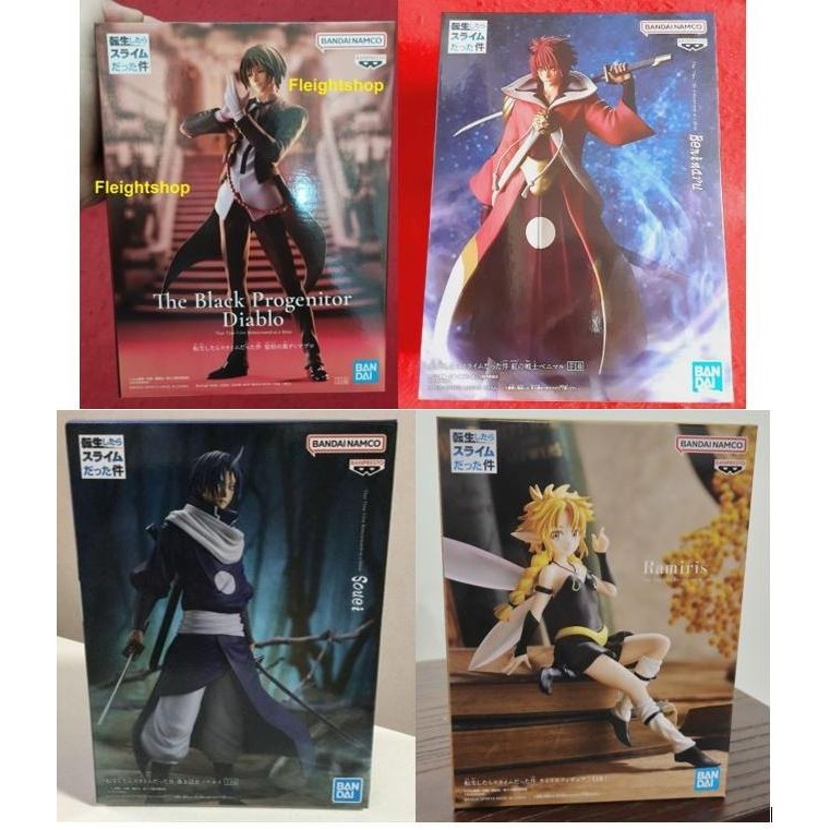Jual Tensura Slime Figure Benimaru Soei Ramiris Diablo Hiiro Rimuru ...