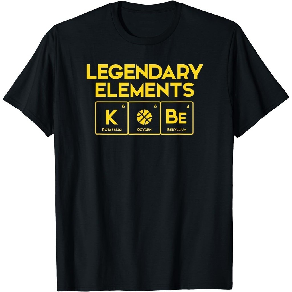Jual Elemen Legendaris Bola Basket, K-O-Be, Kaos Menyenangkan Tabel ...