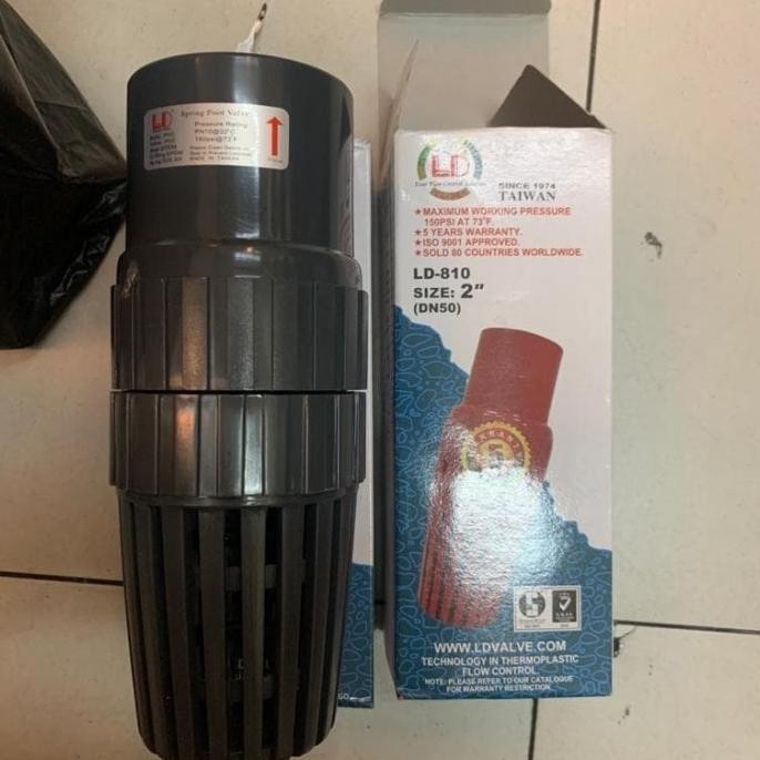 Jual FOOT VALVE PVC DRAT 2" INCH / FOOT VALVE PVC LD ORIGINAL DAN ...