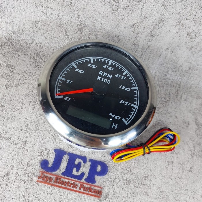 Jual Tachometer Genset RPM Meter 4000 RPM 12V / 24V Tachometer with ...