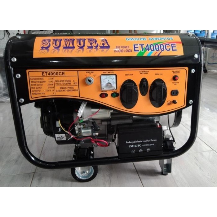 Jual Generator Listrik / Genset Sumura ET 4000 CE - 2500 watt | Shopee Indonesia