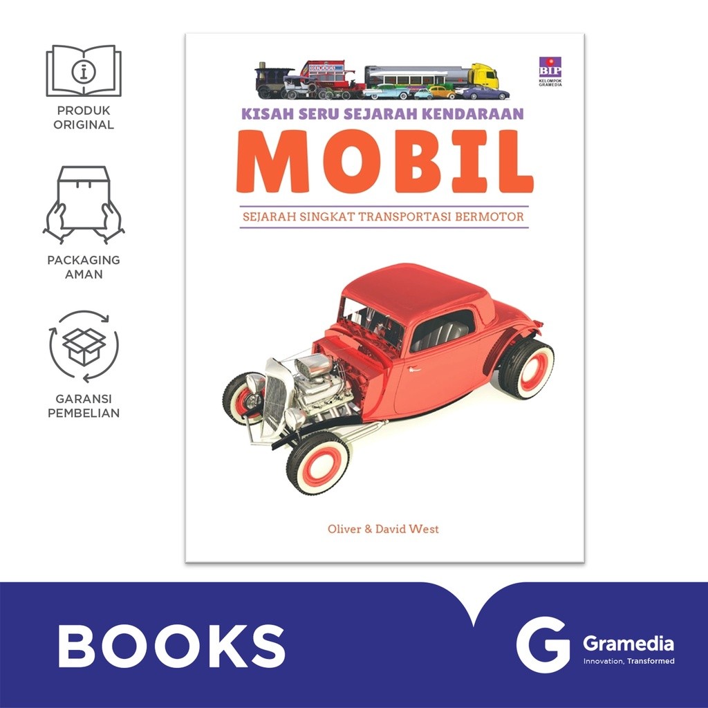 Jual Seri Kisah Seru Sejarah Kendaraan: Mobil (OLIVER & DAVID WEST ...