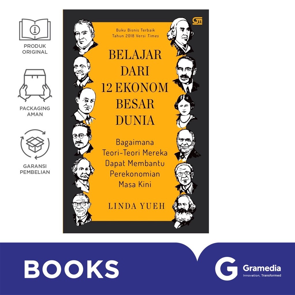 Jual Belajar Dari 12 Ekonom Besar Dunia (Linda Yueh) | Shopee Indonesia