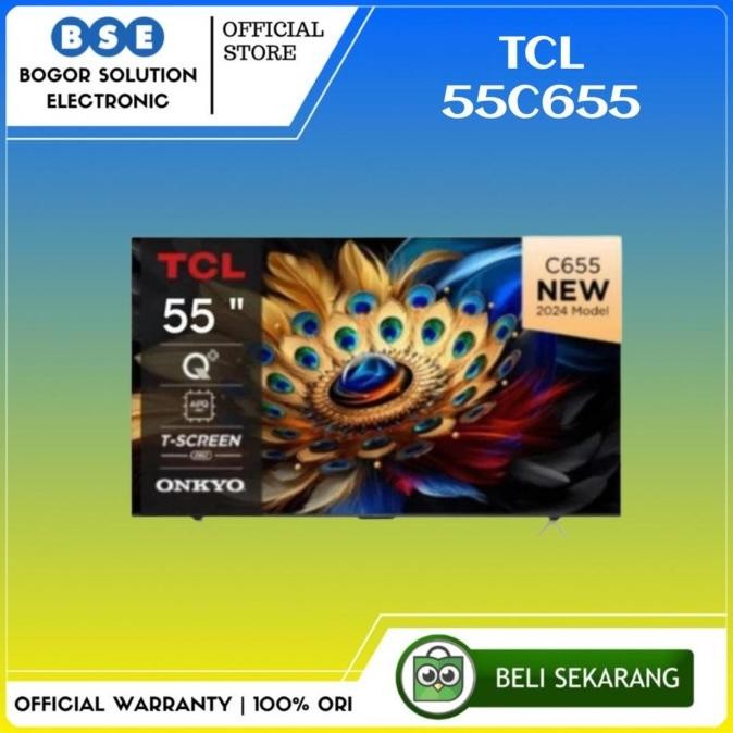Jual TCL 55C655 Qled Pro Google TV Android TCL 55 Inch 55C655 Qled 4K ...