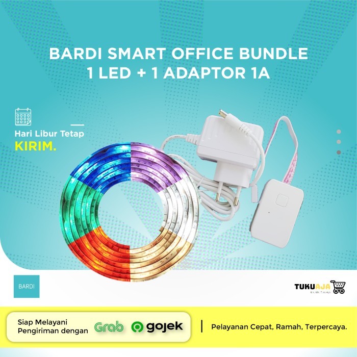 Jual Bardi Smart Study Office Desk Bundle - 1 Led Strip & 1 Adaptor 1A ...
