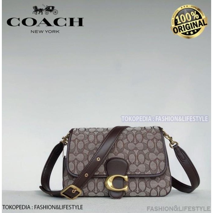 Jual Promo TAS C Soft Tabby Shoulder Bag In Signature Jacquard Oak ...