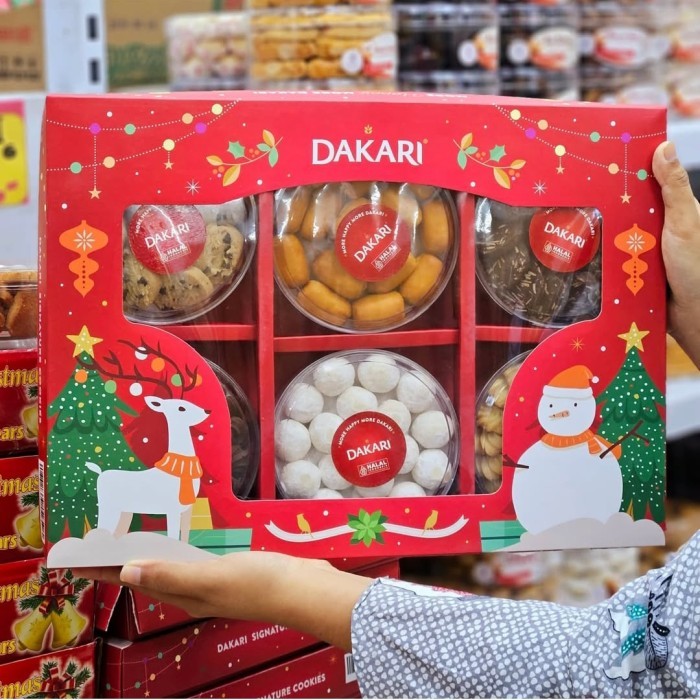 Jual Parcel Natal Hamper Christmas Cookies DAKARI Gift Set ( 6 Toples ...