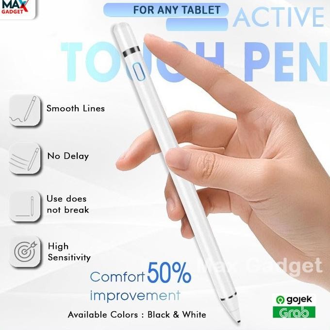 Jual Asli Stylus Pen Charging Touch Pen Pencil Active Pensil Lampu Led ...