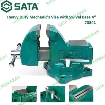 Jual RAGUM 4 INCH MECHANICS BENCH VICE - 70841 SATA TOOLS | Shopee ...