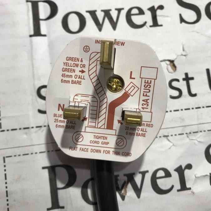 Jual Produk Baru!! Kabel Power Uk Plug C19 Ups Apc Ica Laplace Eaton ...