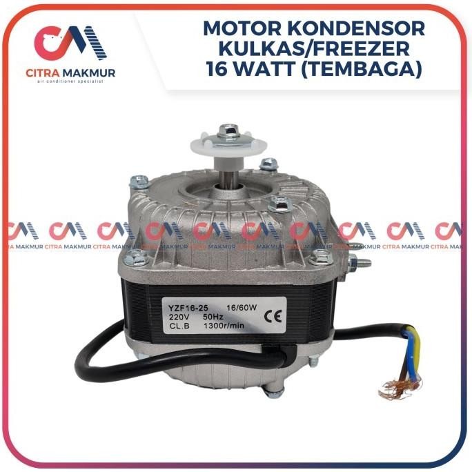 Jual Motor Kondensor Showcase 16 Watt 16W Kondenser Freezer Kulkas ...