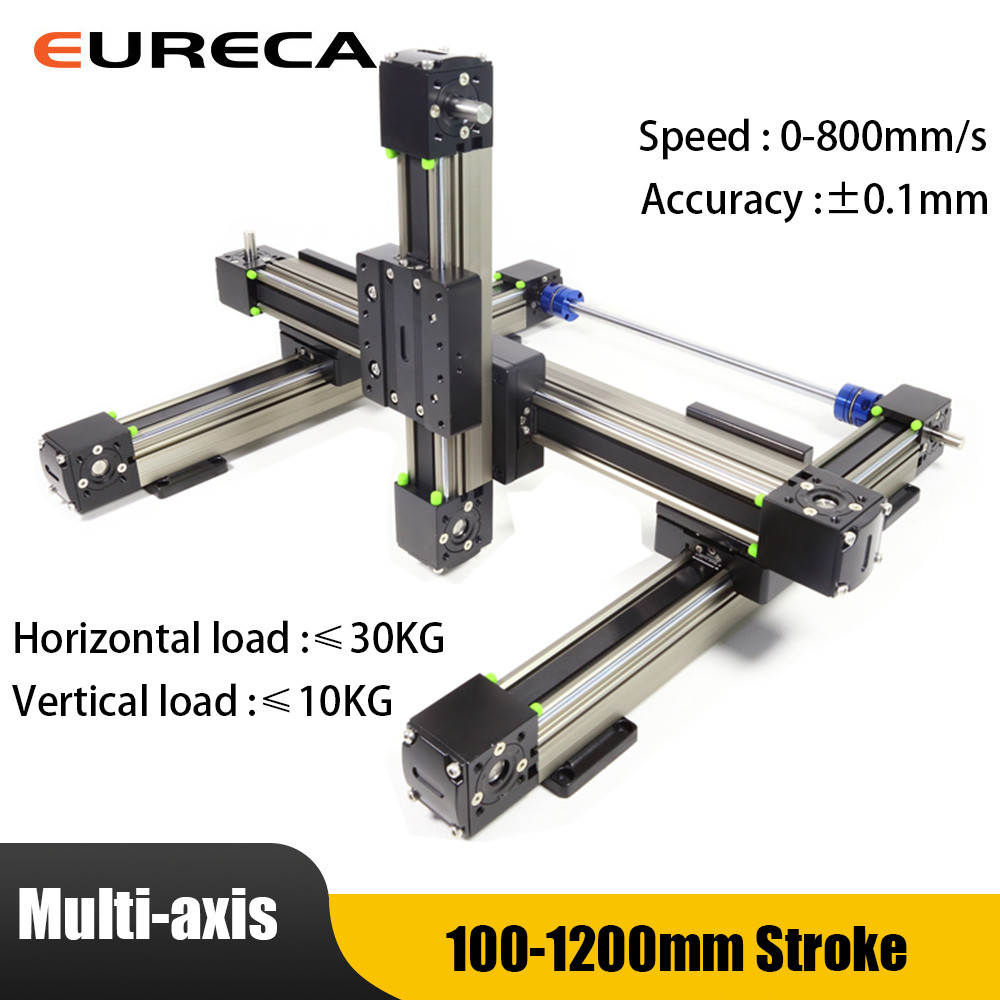 Jual HWG Ball Screw Precision Synchronous Belt Slide Module XYZ Three-axis Gantry Cantilever ...