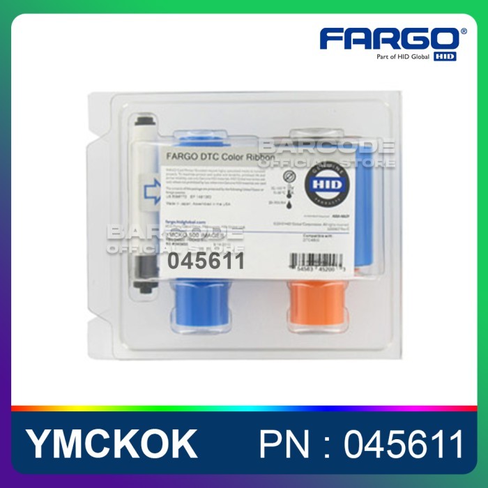 Jual RIBBON COLOR YMCKOK FARGO DTC1500 TINTA RIBBON DTC-1500 ( PN ...