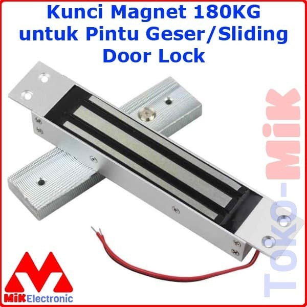 Jual TERBARU Magnet 180KG 180 KG Magnetic Lock Pintu Geser Sliding ...