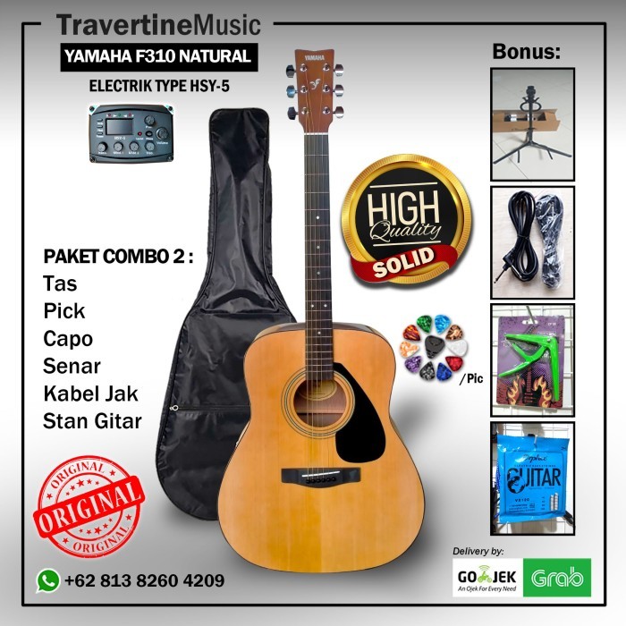 Jual Gitar yamaha Akustik Elektrik F310 Original Termurah | Shopee ...