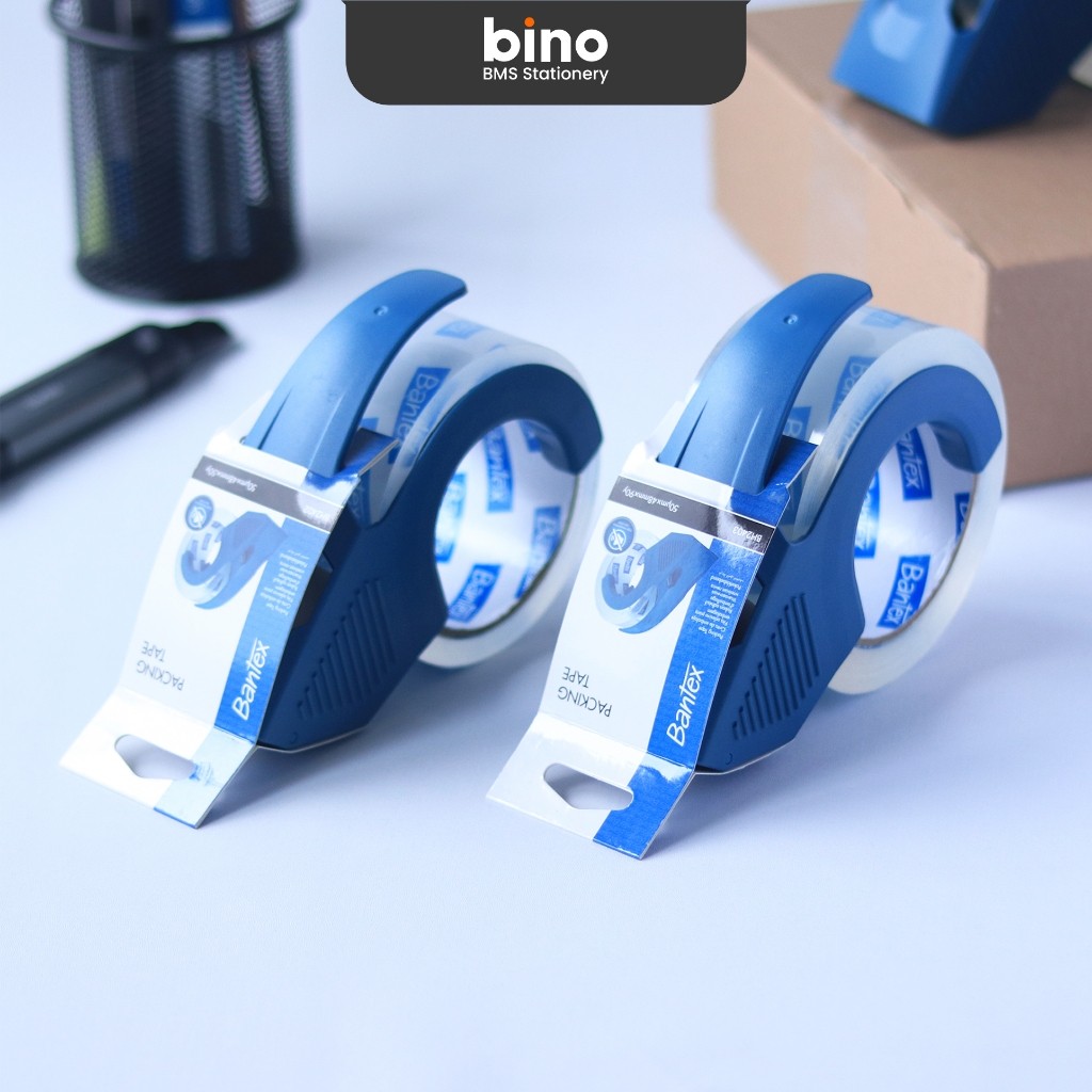 Jual [BMS Surabaya] Bantex Lakban Bening + Dispenser / Packing Tape ...