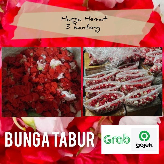 Jual kembang nyekar bunga tabur ziarah makam 3 kantong besar pihong ...