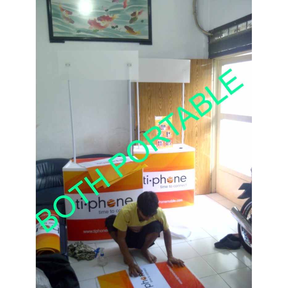 Jual PAKET HEMAT EVENT DESK + ROLL UP BANNER ( SUDAH TERMASUK CETAKAN ...