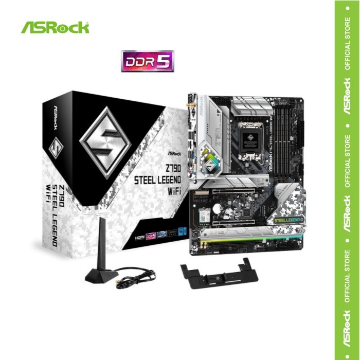 Jual ASROCK Z790 STEEL LEGEND WIFI (Intel LGA 1700, Gen12, Gen13 ...