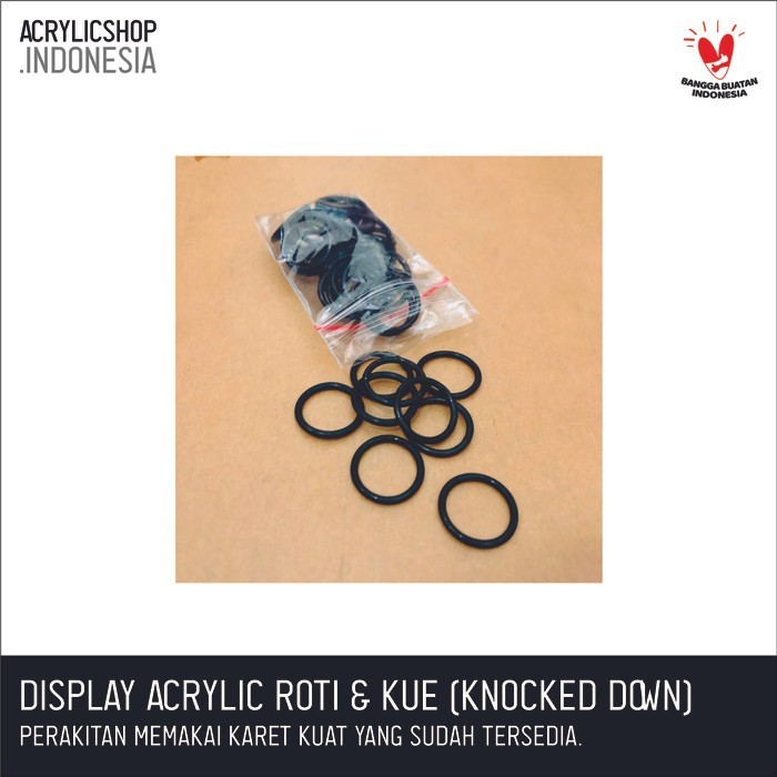 Jual DISPLAY ROTI / KUE / DISPLAY ACRYLIC / AKRILIK ETALASE / RAK ...