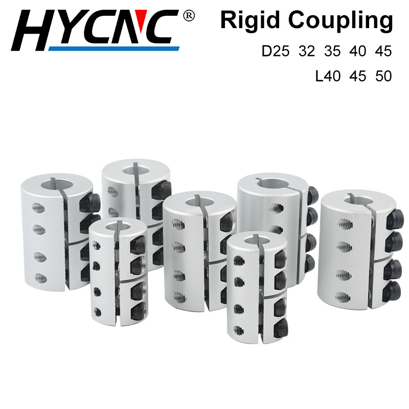 Jual ESKO Rigid Coupling Aluminum Alloy Shaft Coupling Screw Stepping ...