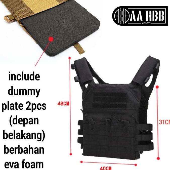 Jual rompi JPC vest tactical airsoft impor rompi anti peluru plate ...