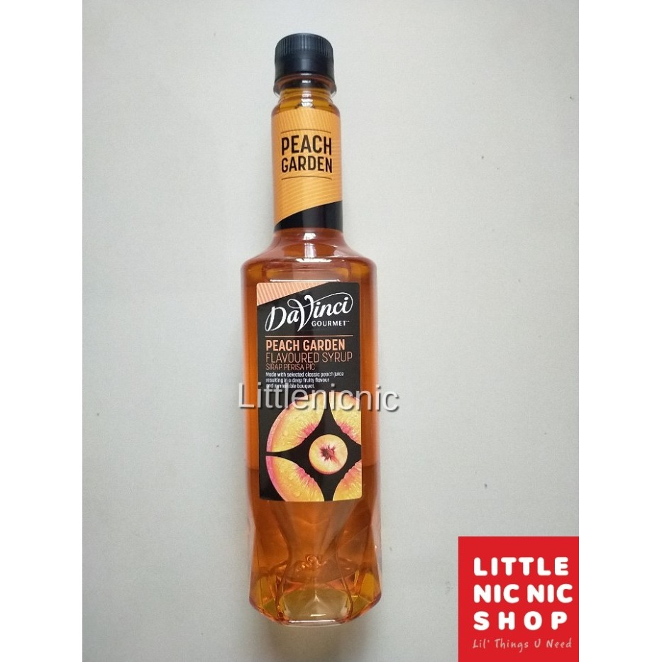 Jual Davinci Peach Garden Syrup Gourmet sirup rasa persik 750 ml ...