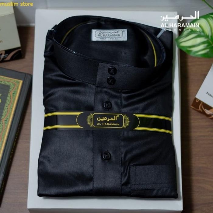 Jual AL Haramain Jubah / Gamis Pria Dewasa Hitam tk | Shopee Indonesia
