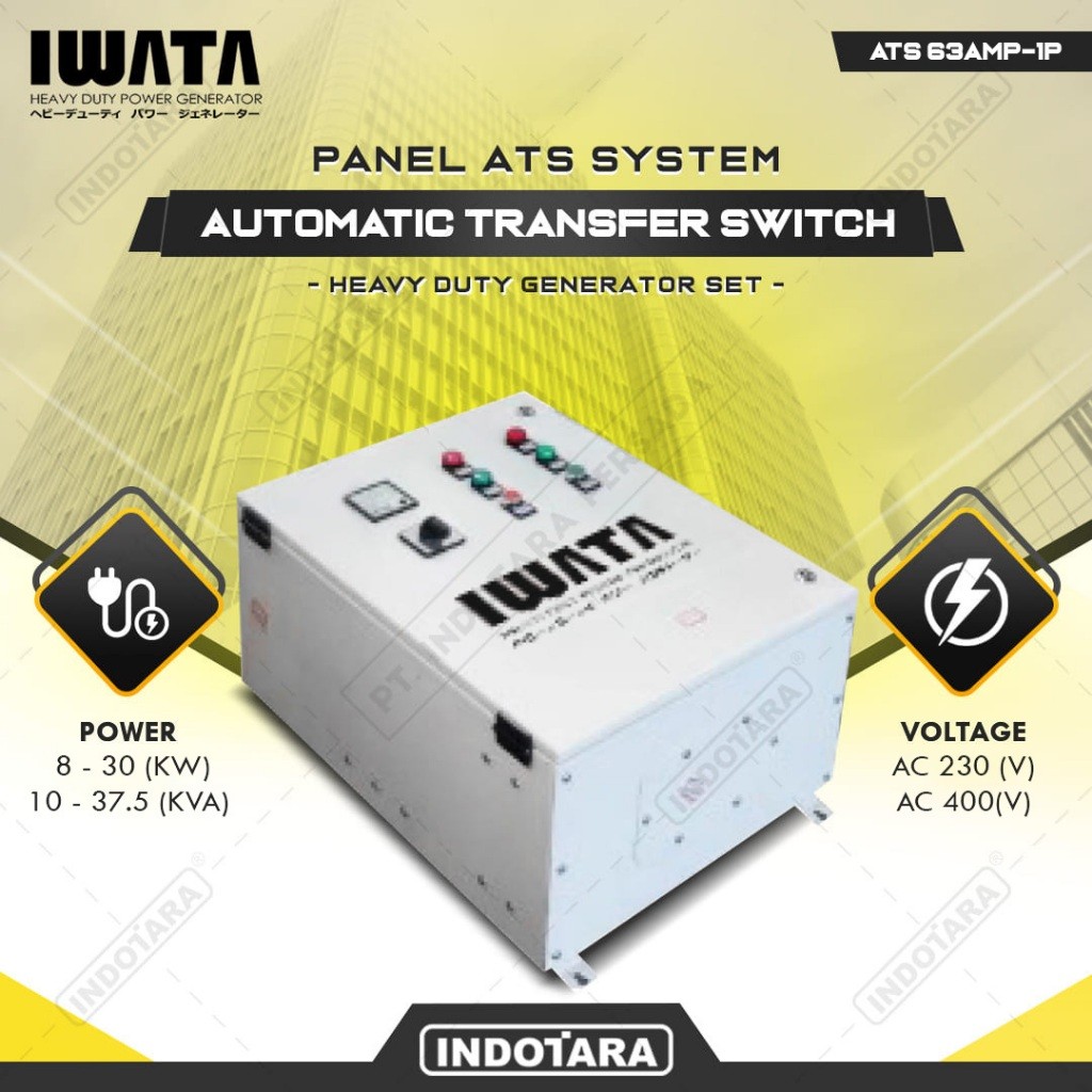 Jual Iwata Automatic Transfer Switch ATS 63AMP-1P | Shopee Indonesia
