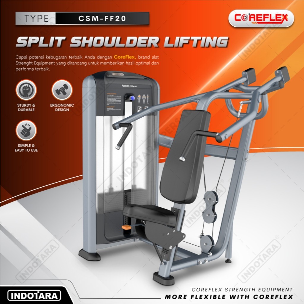 Jual Alat Fitness Home Gym Split Shoulder Lifting Coreflex CSM-FF20 ...