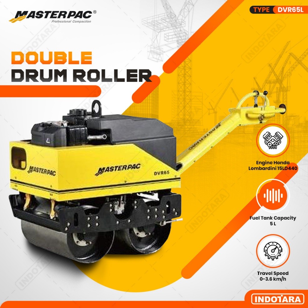 Jual Mesin Perata Tanah - Masterpac Double Drum Roller DVR65L | Shopee ...