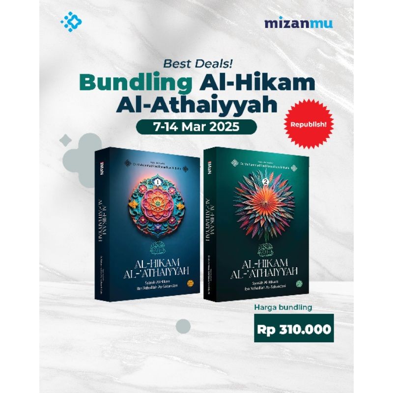 Jual Al-Hikam Al-Athaiyyah Jilid #1 #2/Dr. Muhammad Said Ramadhan Al ...