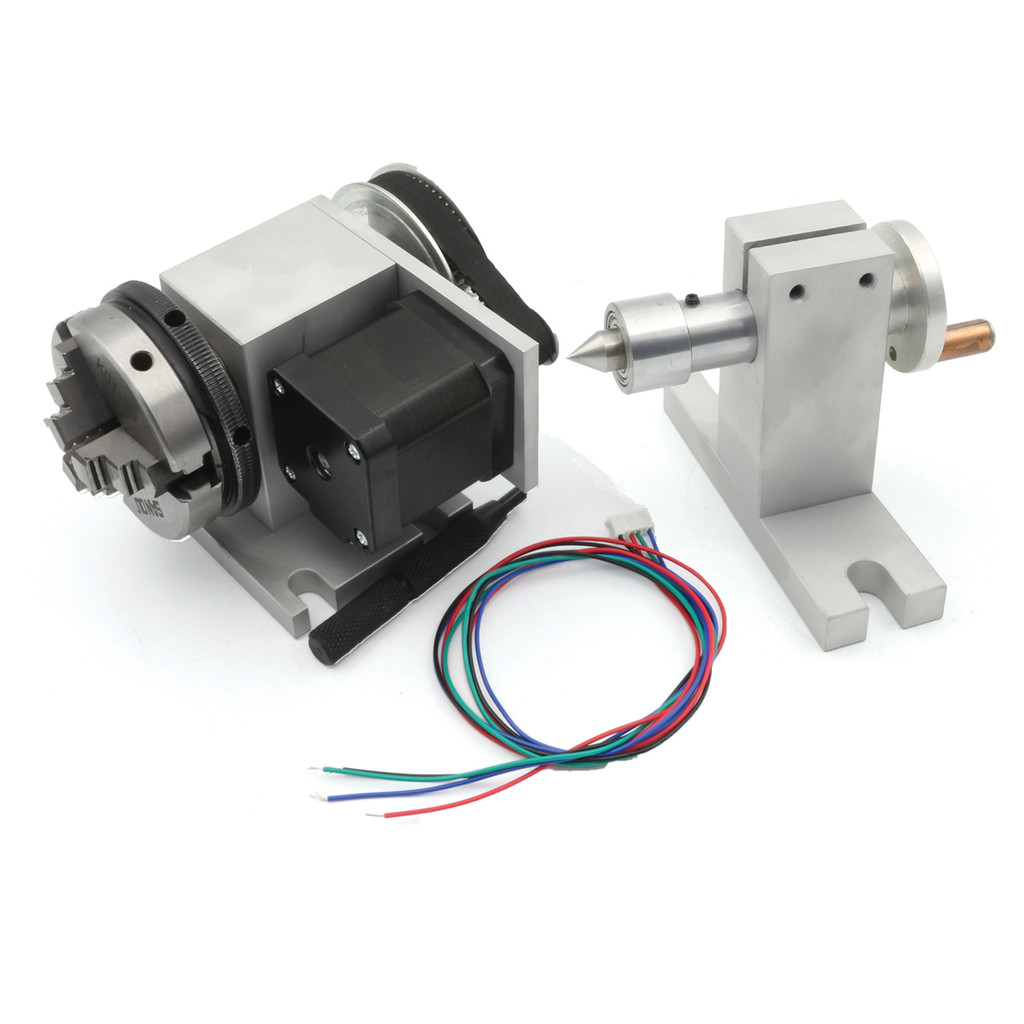 Jual SMOON CNC 4th Axis Fourth Rotary Axis 3 Jaw 4 Jaw Chuck 65mm ...