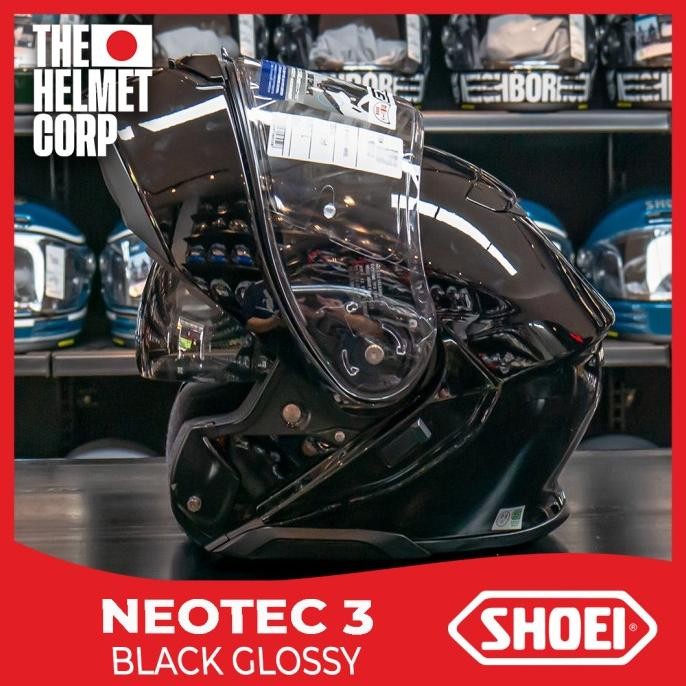 Jual HELM SHOEI NEOTEC 3 BLACK GLOSSY MODULAR HELMET NEOTEC 3 BLACK ...