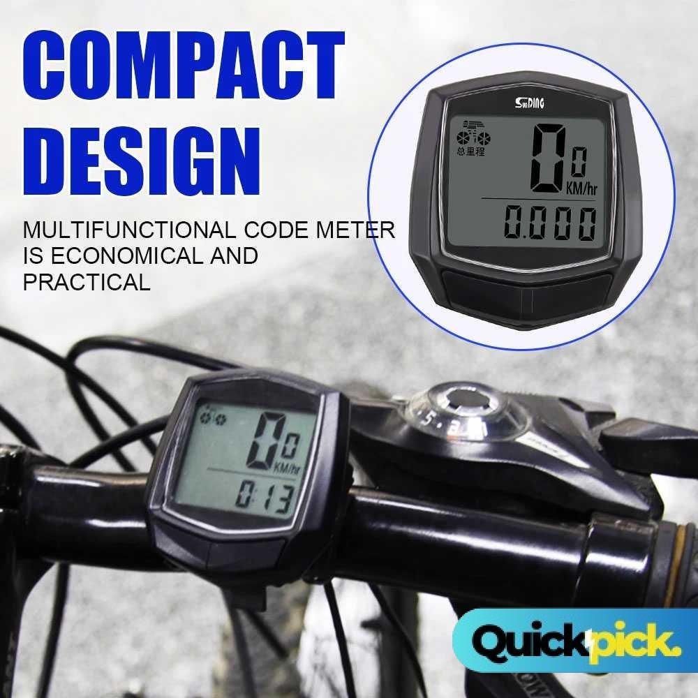 Jual SunDING Odometer Speedometer Monitor Sepeda Waterproof - SD-581 ...