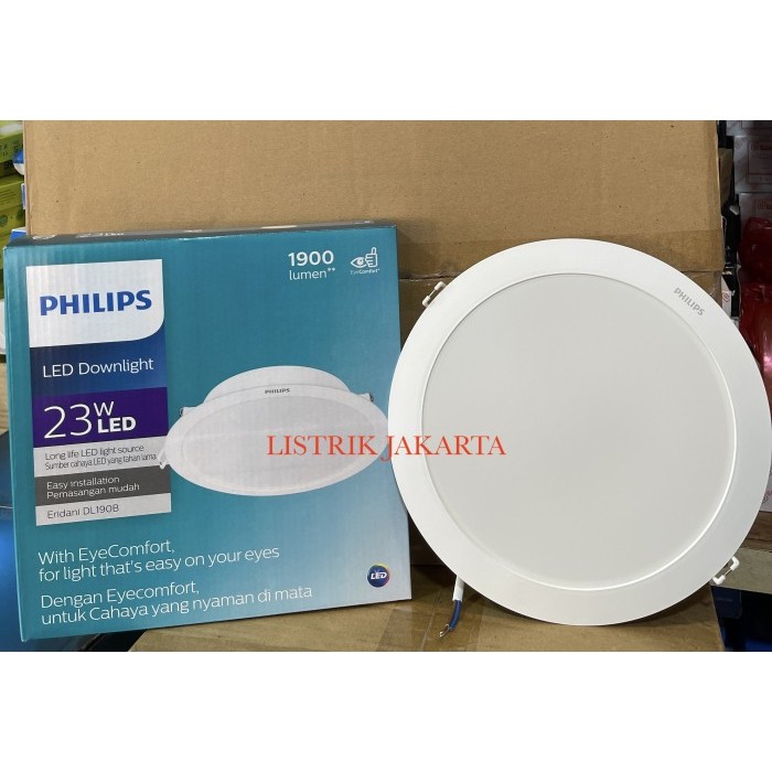 Jual Lampu Downlight Led Philips Eridani G2 Dl190B 22W 22 Watt W 8 Inch ...