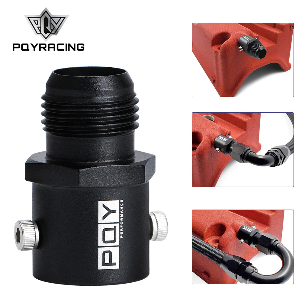 Jual Aleshhashop Breather Fitting Adapter 19mm AN10 Valve Cover Vent ...