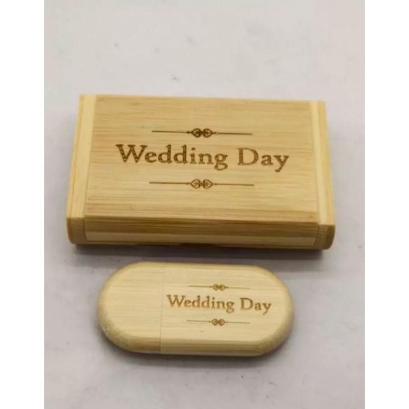 Jual Flashdisk oval custom kayu 16 Gb, free grafir | Shopee Indonesia