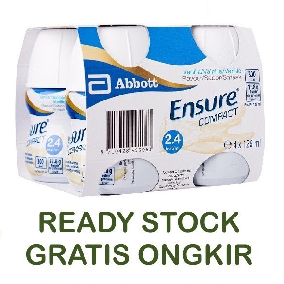Jual Abbott Ensure Compact Ready To Drink Adult Nutrition - Vanilla ...