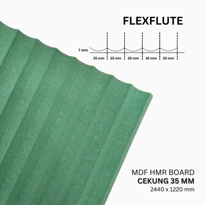 Jual Flexible Fluted Wall Panel Hiasan Dinding Cekung Cembung Lurus ...