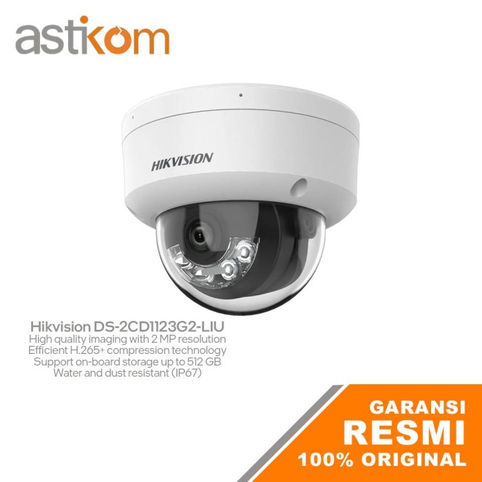 Jual Cctv Ip Camera Hikvision Ds-2Cd1123G2-Liu 2Mp 2,8Mm | Shopee Indonesia