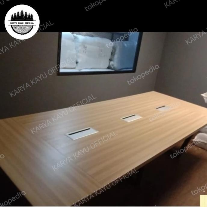 Jual Meja Meeting Hpl Taco 200X120X75 Freee Ongkir | Shopee Indonesia