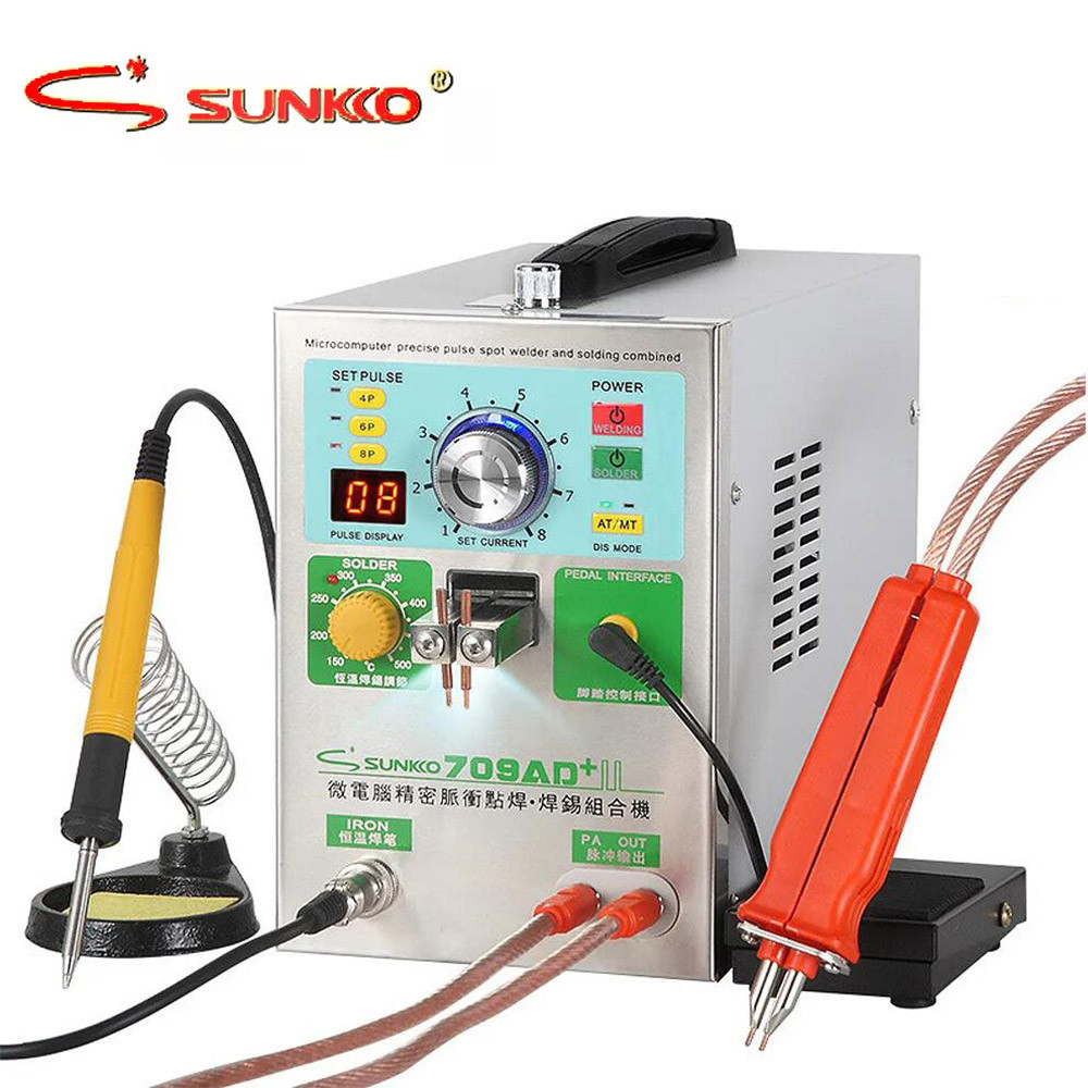 Jual Jual SUNKKO Spot Welder 709AD+ 3.8KW Automatic Pulse 18650 Battery ...