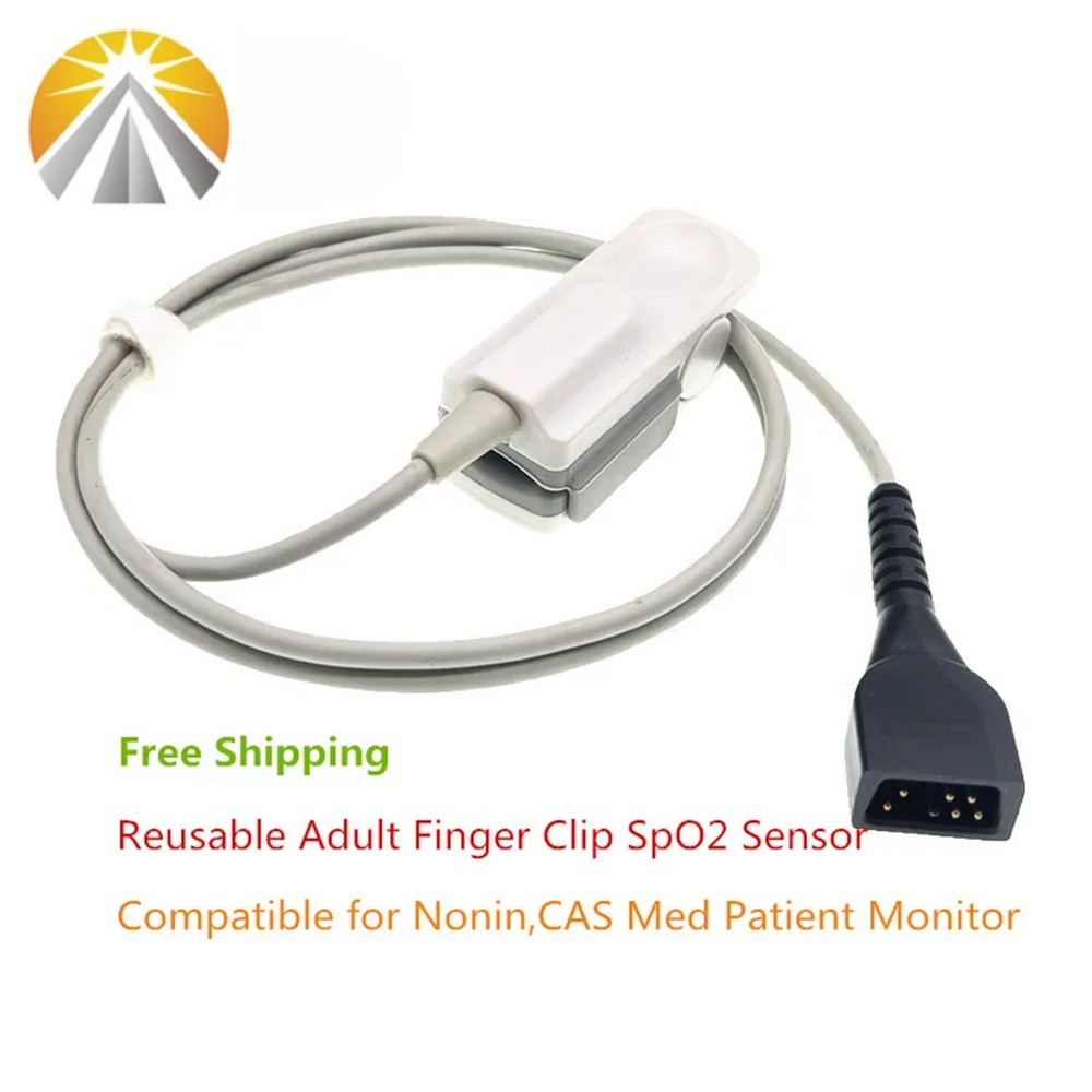 Jual GUMO Nonin 7 Pin SPO2 Sensor 8500 8700 Reusable Adult Pediatric ...