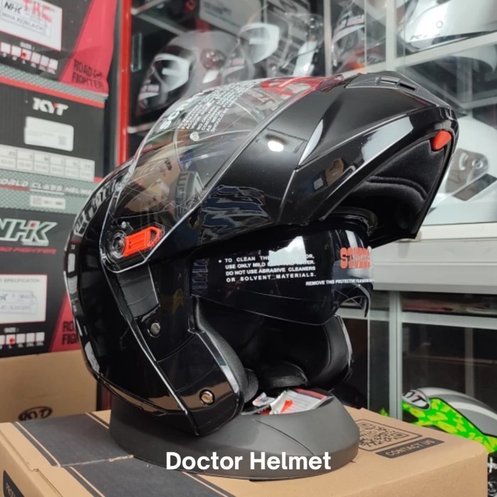 Jual Helm Studds Trooper Black Glossy Modular Flip UP Modular | Shopee ...
